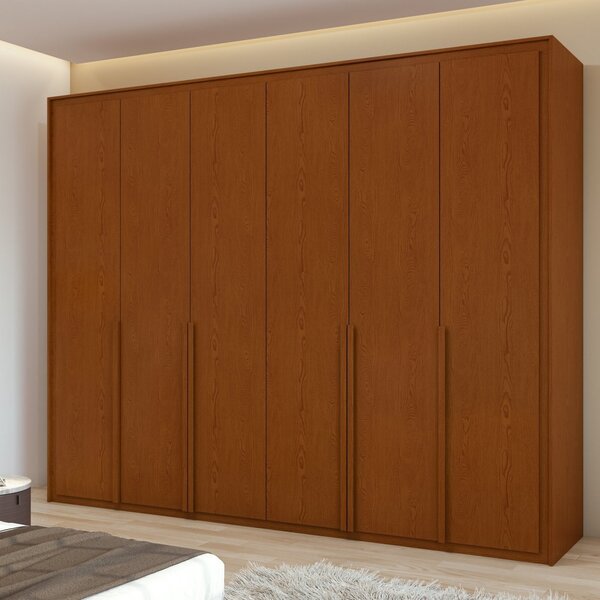Guarda-roupa 6 Portas 6 Gavetas 100% Mdf Imperatore | Leroy Merlin