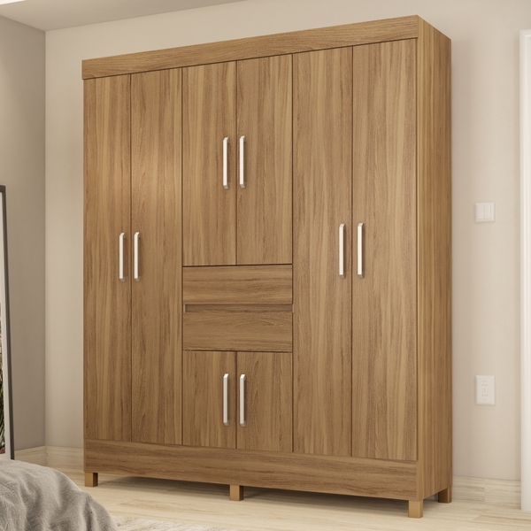 Guarda Roupa 8 Portas Jena Amendola | Leroy Merlin