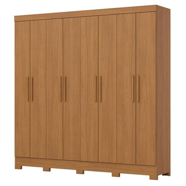 Guarda Roupa Casal 8 Portas 4 Gavetas Prime B51 Cinamomo - Henn - Briz ...