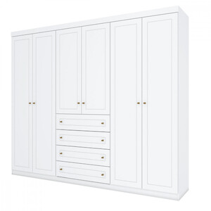 Guarda Roupa Casal Grande 6 Portas Los Angeles | Leroy Merlin