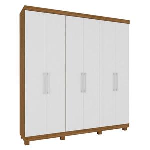 Guarda Roupa Casal Paranoá Com 6 Portas E 3 Gavetas Móveis Rimo Freijo ...