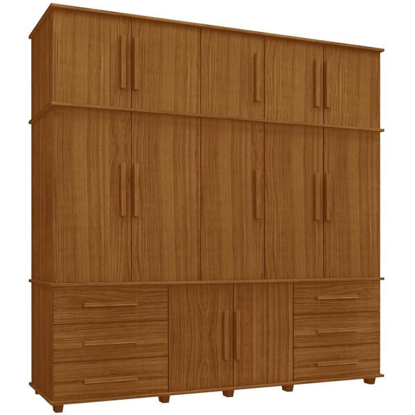 Guarda Roupa Casal Triplex 12 Portas 00103100 Lpa | Leroy Merlin