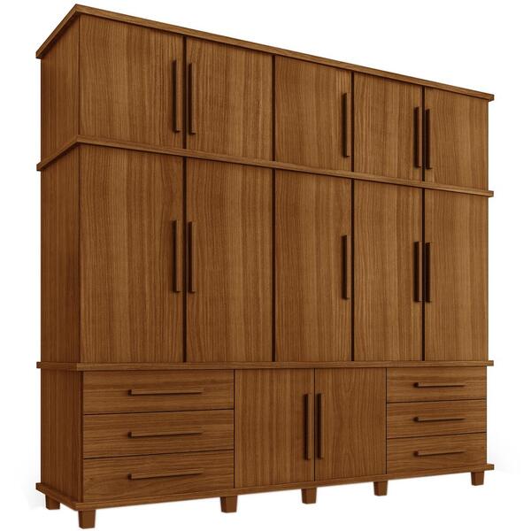 Guarda Roupa Casal Triplex 12 Portas 00103500 Lpa | Leroy Merlin