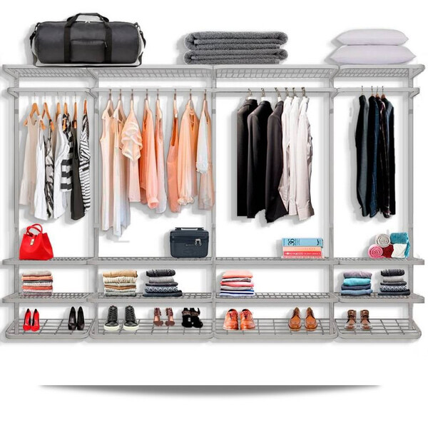 Guarda Roupa Closet Aramado Sem Portas Clr285 - 3,10m Br | Leroy Merlin