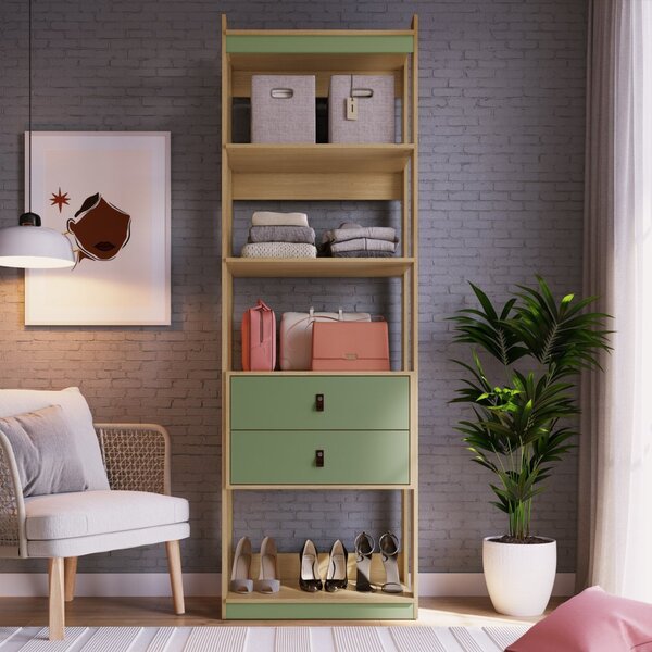 Guarda Roupa Closet Gaveteiro Geniaflex Alecrim | Leroy Merlin