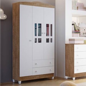 Guarda-roupa De Bebê Ariel Branco/bétula Branco/bétula | Leroy Merlin