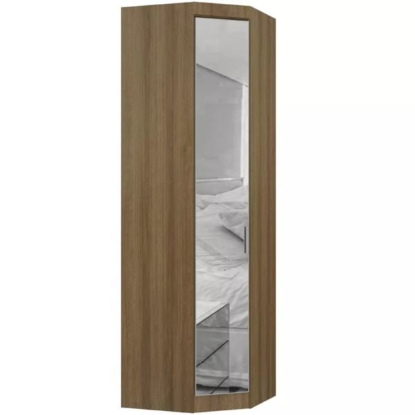 Guarda Roupa De Canto Diagonal Modulado 70cm 1 Porta Com Espelho Paris ...
