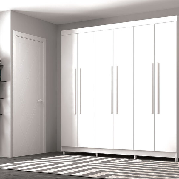 Guarda Roupa Elegance Branco - Vila Rica | Leroy Merlin