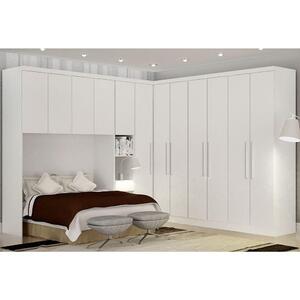 Guarda-roupa Em Mdf Com 12 Portas E 7 Gavetas Branco | Leroy Merlin