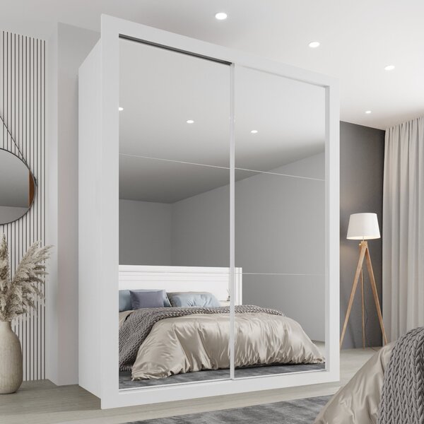 Guarda Roupa Espelhado 2 Portas 2 Gavetas Costa Rica | Leroy Merlin