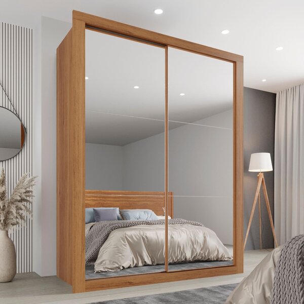 Guarda Roupa Espelhado 2 Portas 2 Gavetas Costa Rica | Leroy Merlin