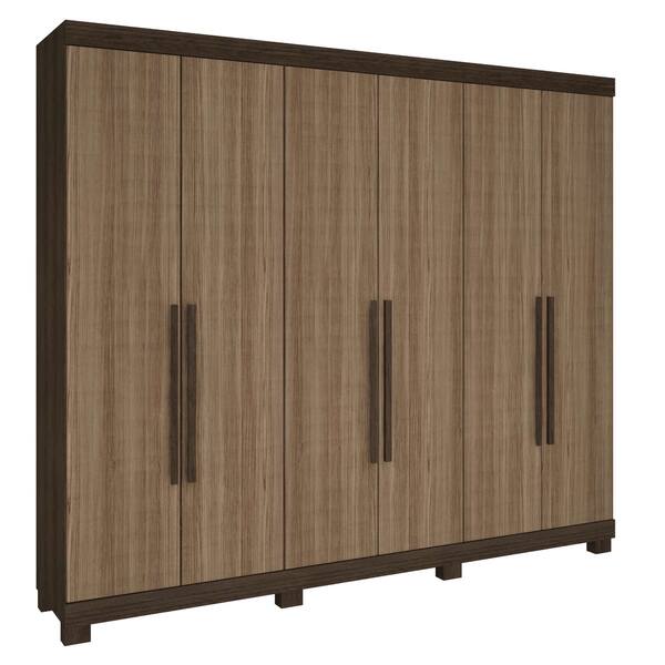 Guarda Roupa Guarapari Plus Com 6 Portas E 7 Gavetas Móveis Rimo Tauari ...