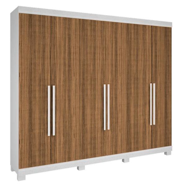 Guarda Roupa Guarapari Plus Com 6 Portas E 7 Gavetas Móveis Rimo Branco ...