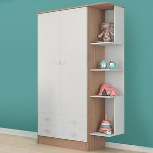 Guarda Roupa Com Comoda Infantil Lecco Branco | Leroy Merlin