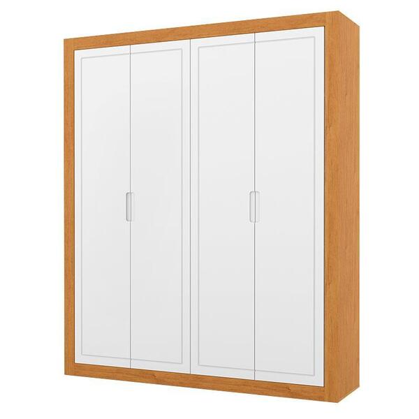 Guarda Roupa Infantil Tutto New 4 Portas Freijó Branco Soft - Matic ...