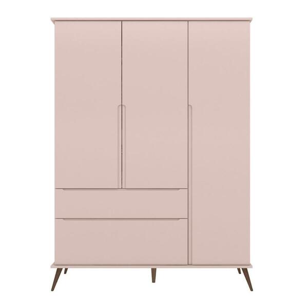 Guarda Roupa Infanto Juvenil 100% 3 Portas Rose | Leroy Merlin