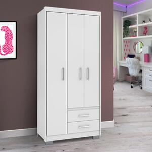 Guarda Roupa Moderno Branco Primacy Batrol | Leroy Merlin