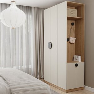 Guarda Roupa Modulado Joy 2 Peças Com Gaveteiro E Sapateira Cabecasa ...