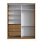 Guarda Roupa Solteiro 183x59,8x235cm 2 Portas 3 Gavetas Frei | Leroy Merlin