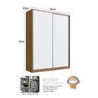 Guarda Roupa Solteiro 183x59,8x235cm 2 Portas 3 Gavetas Frei | Leroy Merlin