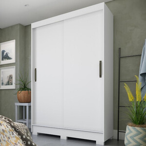 Guarda Roupa Solteiro 2 Portas 2 Gavetas Ruby Fama Móveis | Leroy Merlin