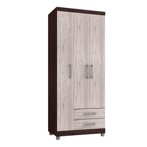 Guarda Roupa Modulado 3 Portas Com Cabideiro Hera Cabecasa ...