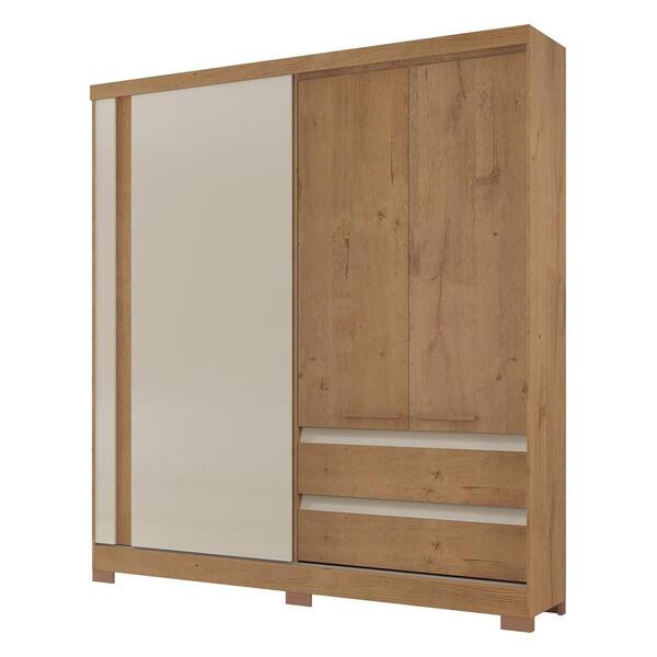 Guarda-roupas 3 Portas E 2 Gavetas Multimóveis Cr35124 | Leroy Merlin
