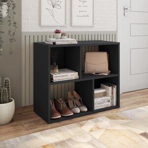 Hall De Entrada 67,8cm Milan Caemmun Preto | Leroy Merlin