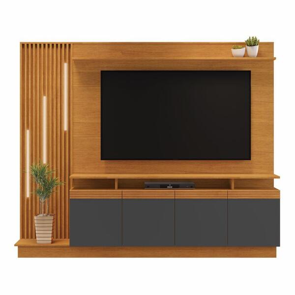 Home Absoluto Para Tv Até 65 Polegadas Jcm Movelaria Cinamono Grafite ...