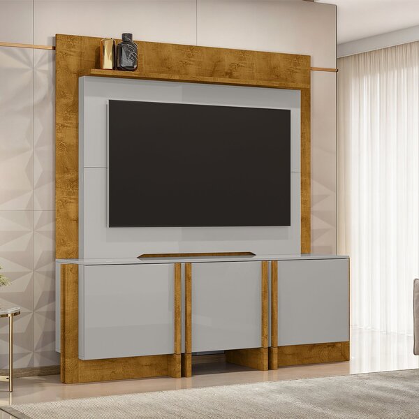 Home Orlando Tvs Até 60 Polegadas Design Moderno 3 Portas Puxadores Mdf ...