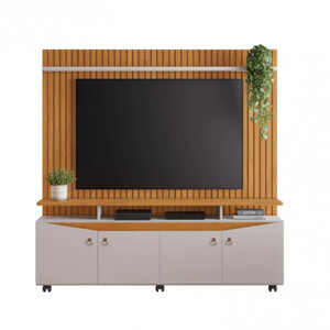 Home Para Tv 65 Polegadas Conceito Ripado C/ Rodízios Giratórios Jcm ...