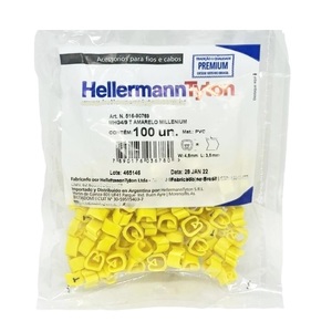 Identificador Para Cabos Letra T Amarelo Mhg4/9 Hellermann | Leroy Merlin