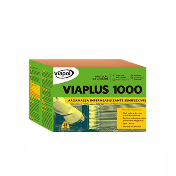Impermeabilizante Viaplus 1000 - Viapol - 18kg | Leroy Merlin