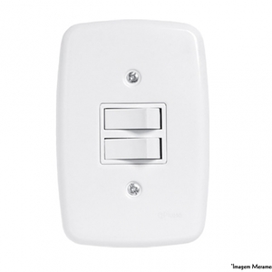 Interruptor Ideale Br 2 Simples C-pl 3202 C-12pcs | Leroy Merlin