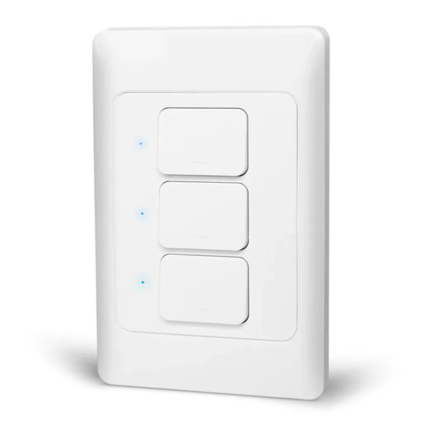 Interruptor Wifi Inteligente Zemismart 3 Teclas Google Alexa | Leroy Merlin
