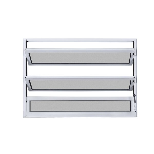 Janela Basculante 1 Secção Central Topsul Vidro Mini Boreal 50x50cm ...