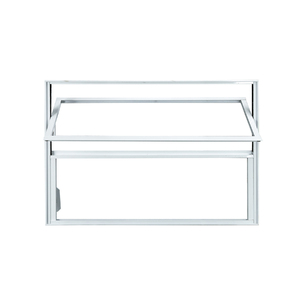 Janela de Alumínio Basculante 2 Folhas 40x60cm com Vidro 3mm Classic ...