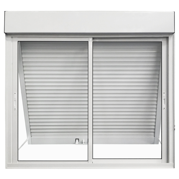 Janela de Correr com Persiana Projetante Blackout 2 Folhas Alumínio ...