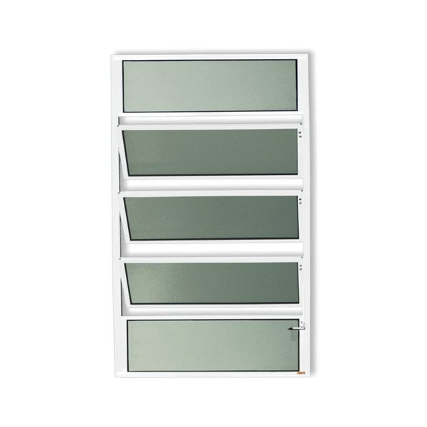 Janela De Alumínio Basculante 100x60cm Vidro Mini Boreal Plus Brimak ...