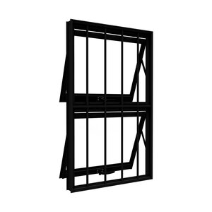 Janela De Alumínio Máximo Ar Duplo Vertical Com Grade 100x60cm Lucasa ...