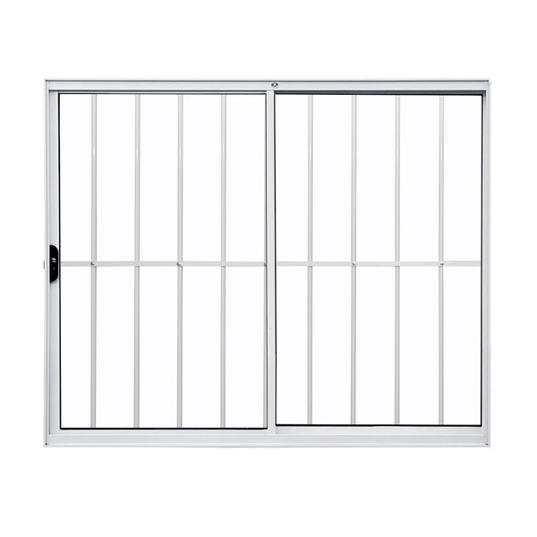 Janela de Alumínio de Correr 2 Folhas 100x120cm com Grade e Vidro 3mm ...