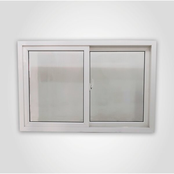 Janela De Pvc Correr De 2 Folhas Com Vidro Simples Fecho Caracol ...