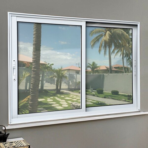 Janela Elite 2 Folhas Moveis 120 X 150 Vidro Liso Branco Branco | Leroy ...