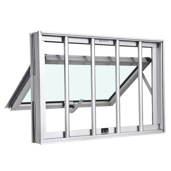 Janela Maxim Ar Alumínio Com Grade Maxx Branca - 60x60 | Leroy Merlin