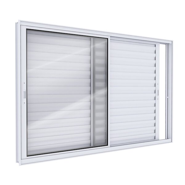 Janela Veneziana De Aluminio De Correr Lateral 100x120cm Lucasa Ideale ...