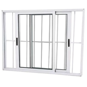 Janela Vitro 2 Folhas Móveis Alumínio Branco Linha 25 Com Grade Medidas ...