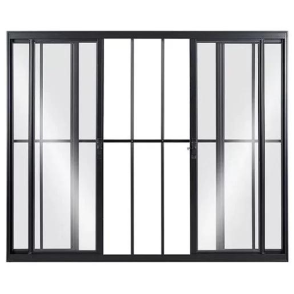 Janela Vitro 4 Folhas 1,20x1,50 Alumínio Preto C/g | Leroy Merlin