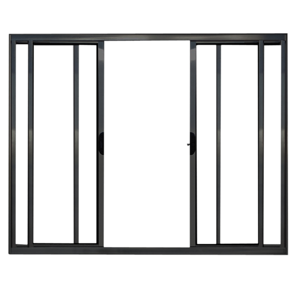 Janela Vitro 4 Folhas Alumínio Preto Linha Modular Medidas:100 X 120 ...