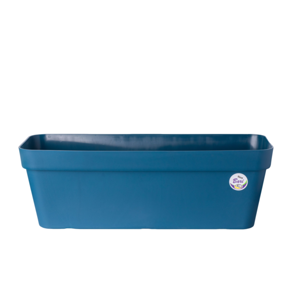 Jardineira Plástico JB50ZC Bari Azul 17x18x49cm Okla | Leroy Merlin