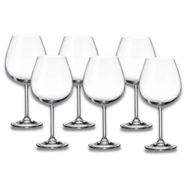 Jogo 6 Taças De Vinho Gastro 650ml Cristal Titanium Copos | Leroy Merlin
